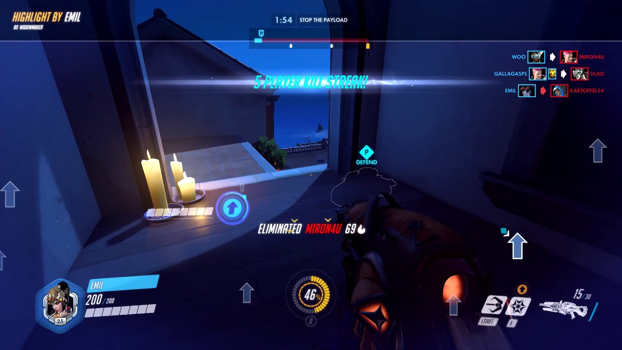 Widowmaker - Ult Denial For That Poor Zarya - YouTube