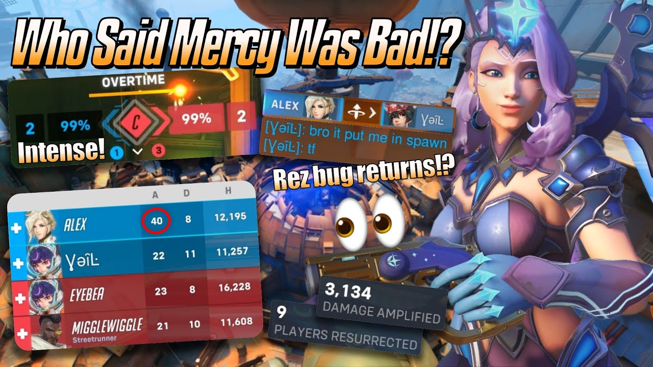 Who Said Mercy Was Bad!? 👀 - Mercy Gameplay & Commentary - Overwatch 2 ...