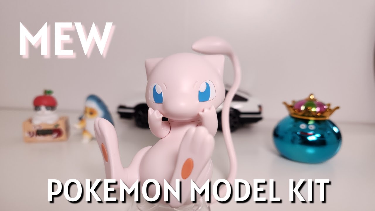 Pokemon Mew | Plastic Model Kit | ASMR Build - YouTube