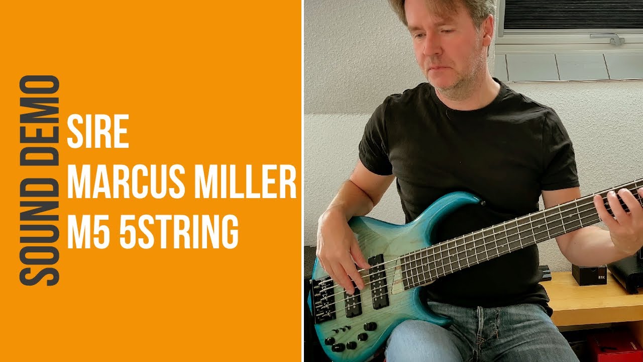 Sire Marcus Miller M5 5 String - Sound Demo (no talking) - YouTube