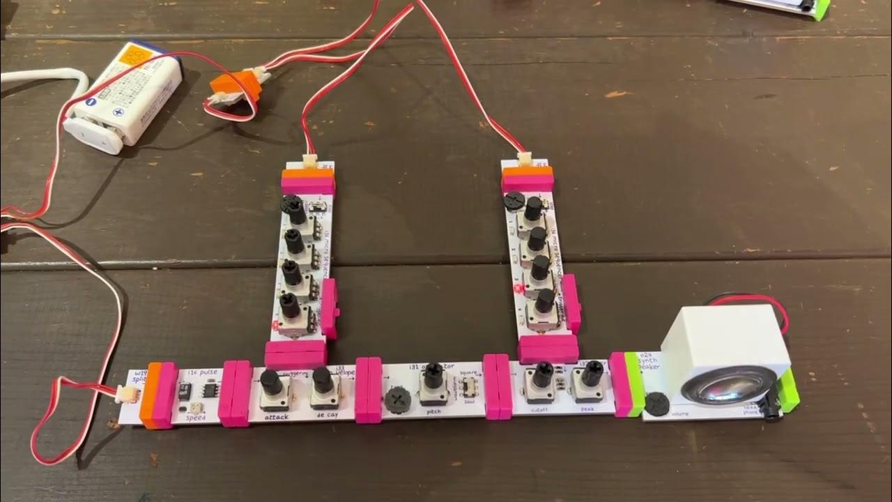 きょうの #littlebits #synth その2 2024/04/22 #モジュラーシンセ #モジュラー #シンセ #modular - YouTube