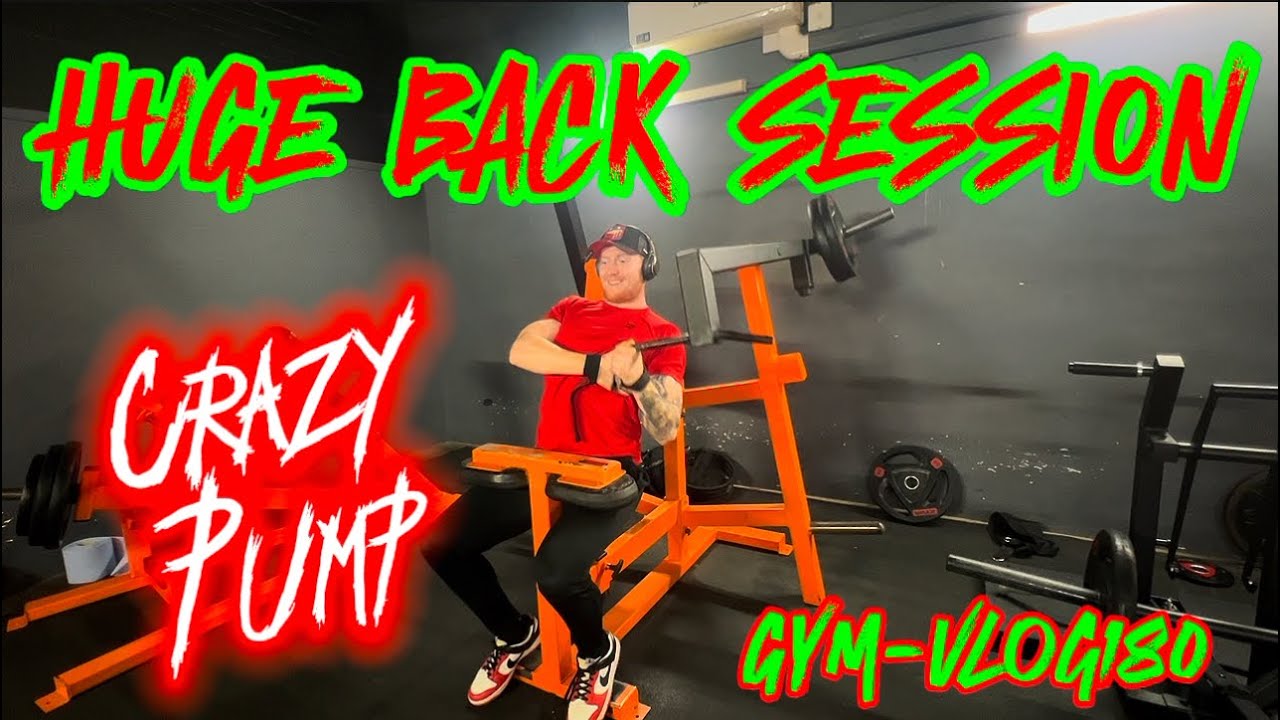 Huge Back Session (CRAZY PUMP)🚨 gym-vlog180 - YouTube