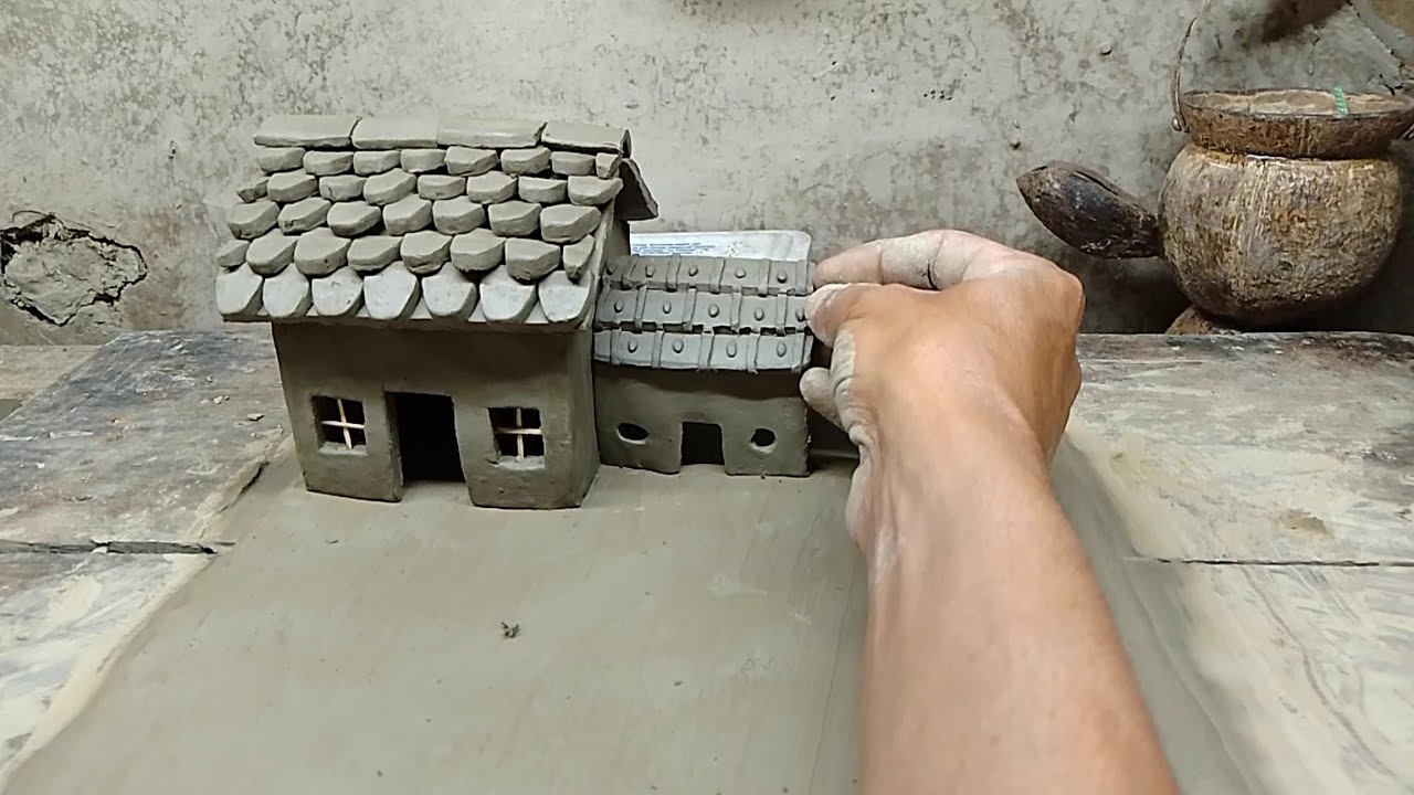 DIY amazing technique make handmade miniature house, kitchen with ...