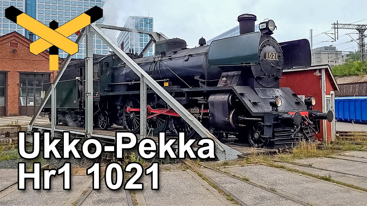 Höyryveturi Ukko-Pekka 1021. Kuinka juna valmistautuu museopäiville ...