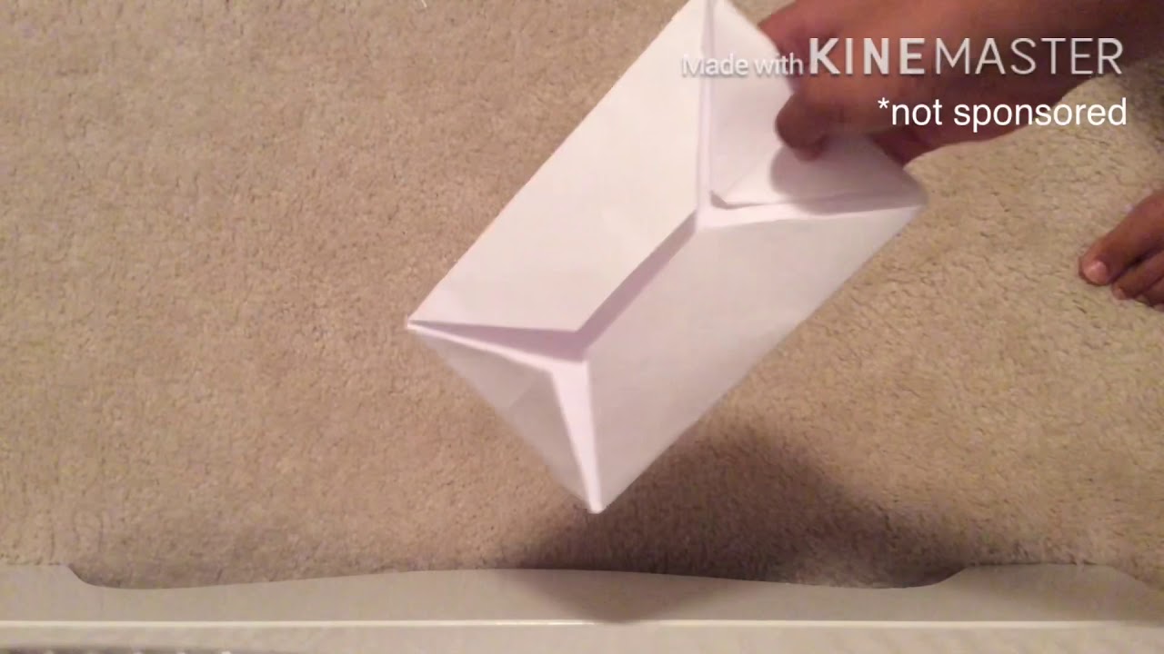 Origami pop up envelope - YouTube