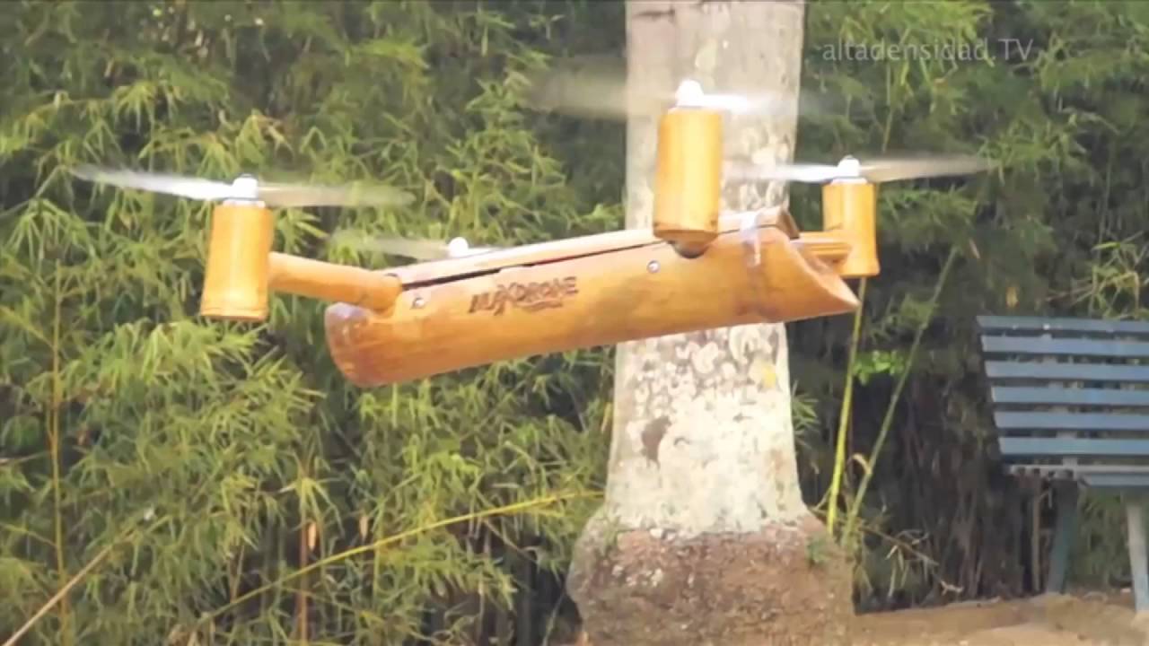 Dron de bambú se estrena en los cielos de Venezuela - YouTube