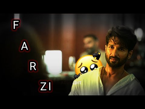 Farzi - Emotional status Edit 🥺❤ || shahid kapoor || #farzi #status