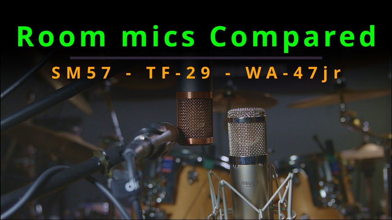 Comparing 3 mics as drums room mics - YouTube