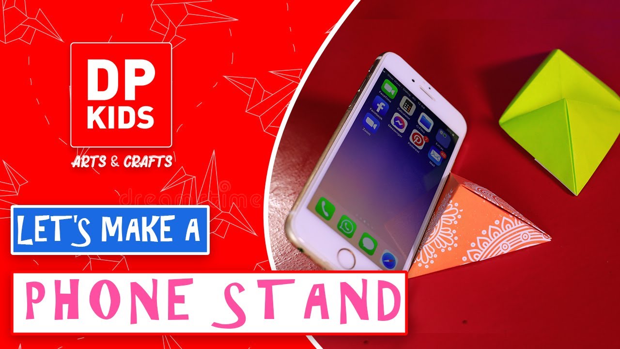 Let's make a Phone Stand - DP KIDS CRAFTS (Video 115) - YouTube