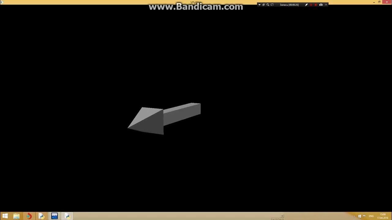 VPython #Arrow - YouTube