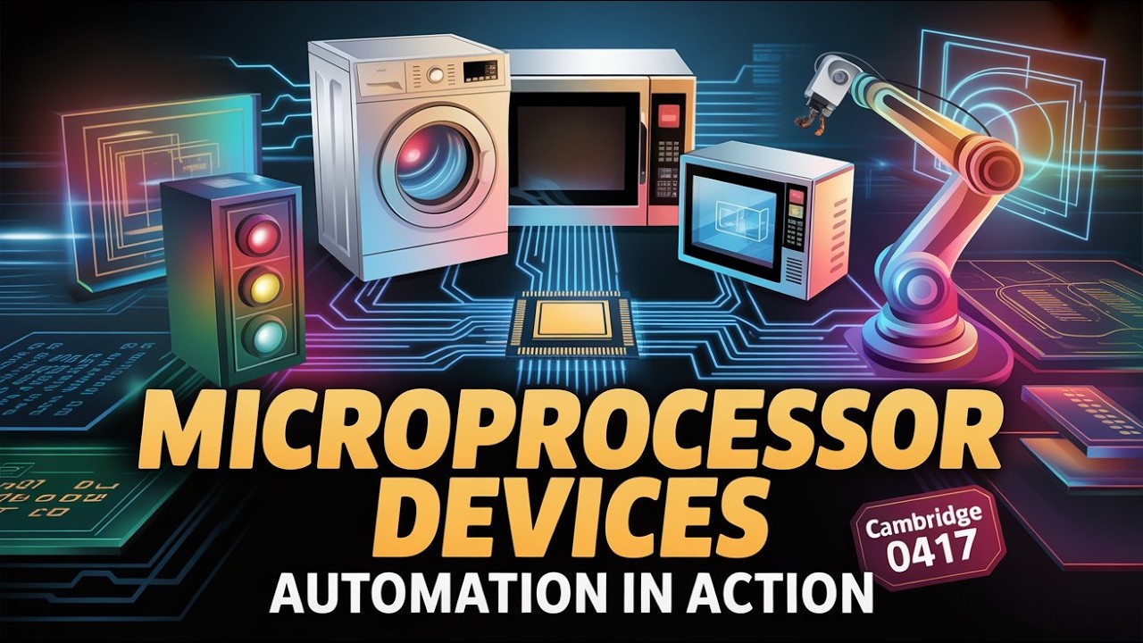 5.1 Microprocessor controlled devices: 0417 ICT Cambridge IGCSE - YouTube