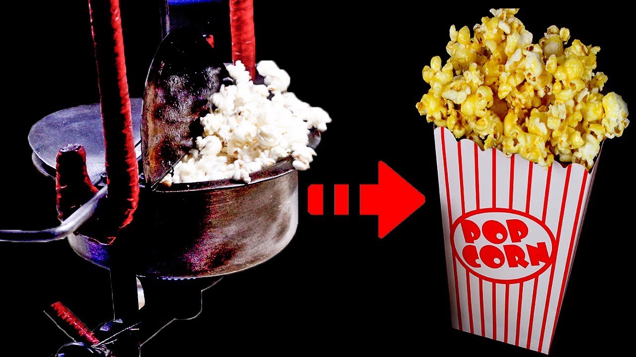 Street Food popcorn making | How to make popcorn | Most Popular Snacks ...