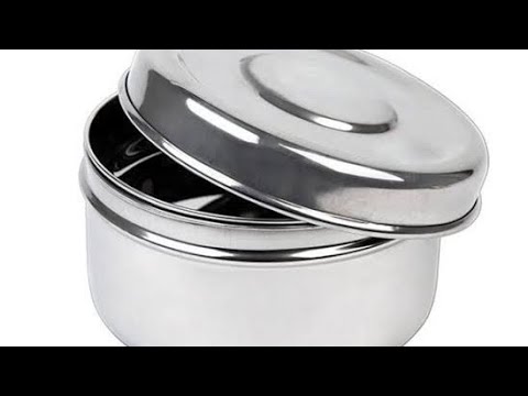 How to Open Steel Tiffin Box - YouTube
