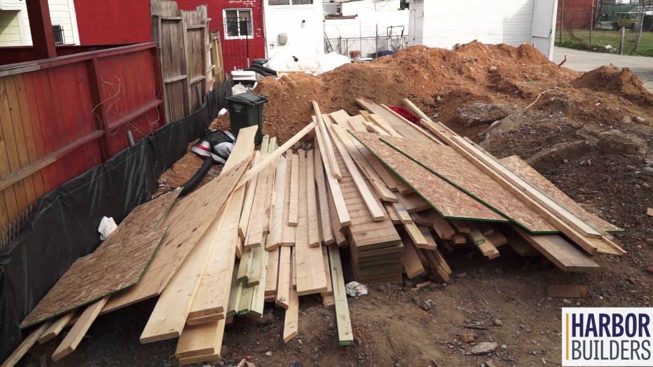 New construction of Multi Family Units Stage - Framing and Plumbing ...