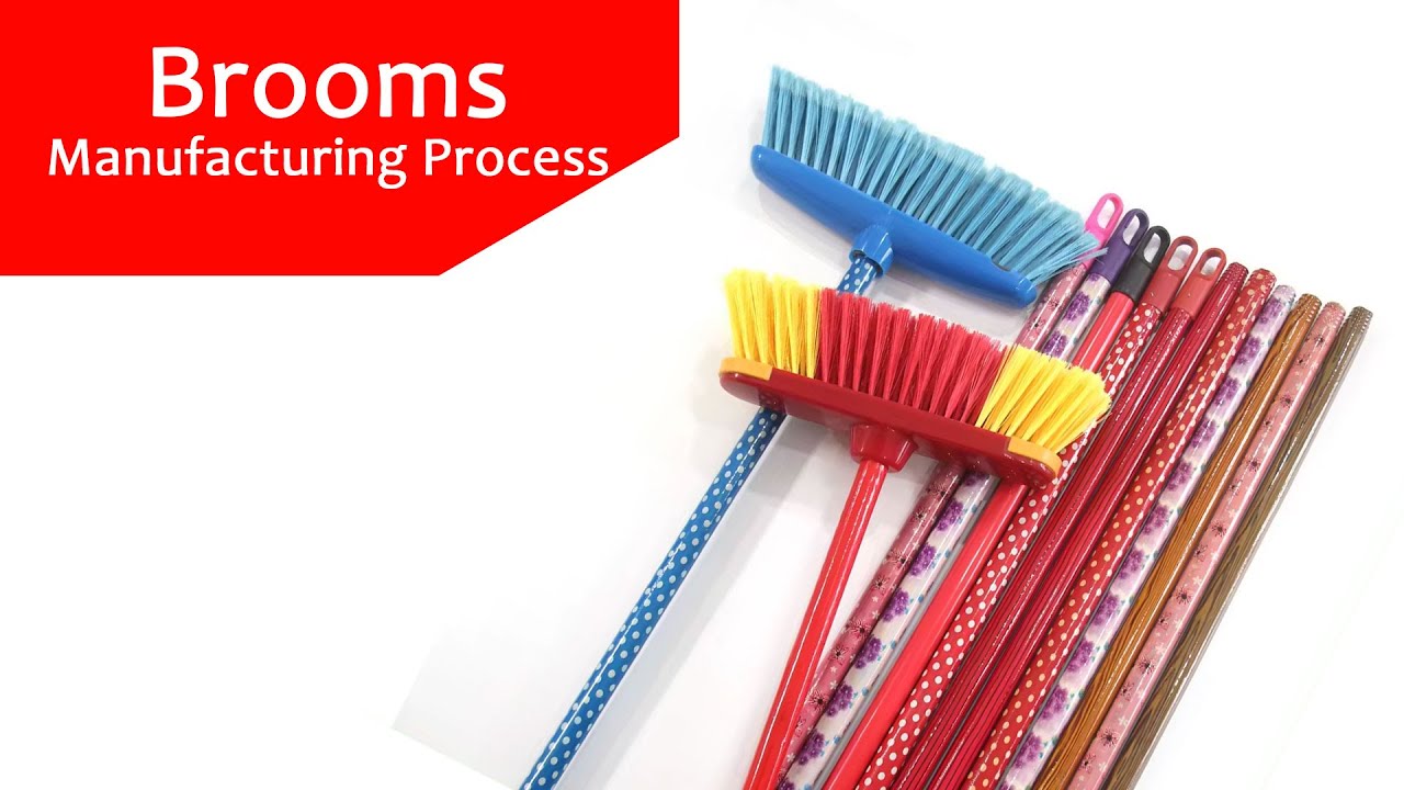 Brooms manufacturing process - YouTube