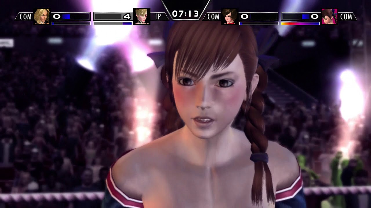 Rumble Roses XX Dixie and Mistress vs Reiko and Aigle - YouTube