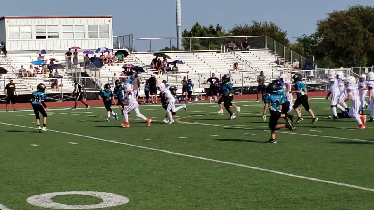 Bronco's Scrimmage Bronco's 9-7-19 Game vs Jaguars(John's 10yd run up ...