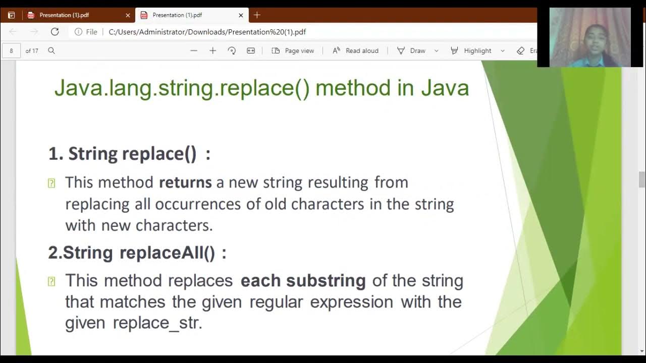Implement find and replace functionality using java - YouTube