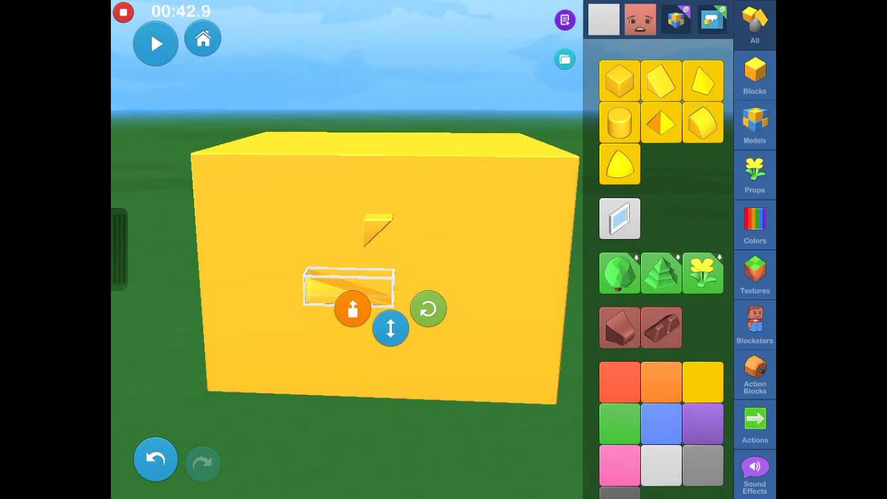 [Blocksworld HD] Xbox step 1 make the Xbox - YouTube