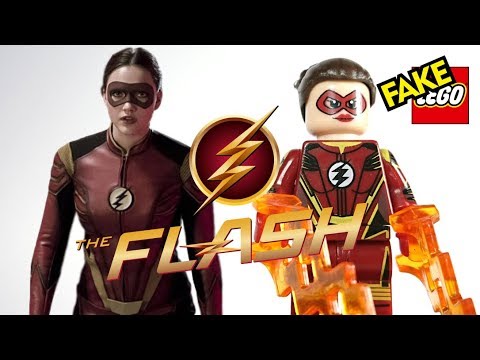 Fake Lego Jesse Quick Lady Flash Custom Minifigure - YouTube