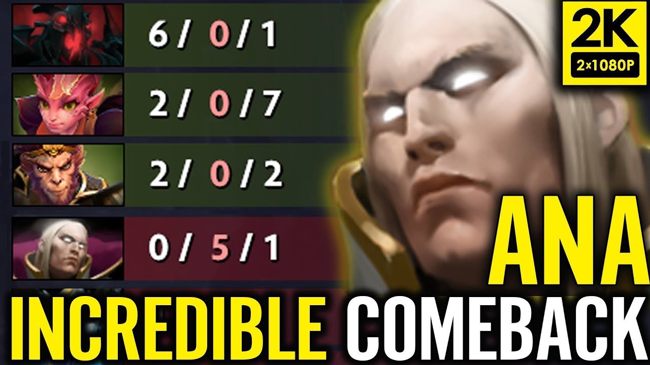 Another Great Comeback by ANA Best Invoker Player Ever Pro Dota 2 ...