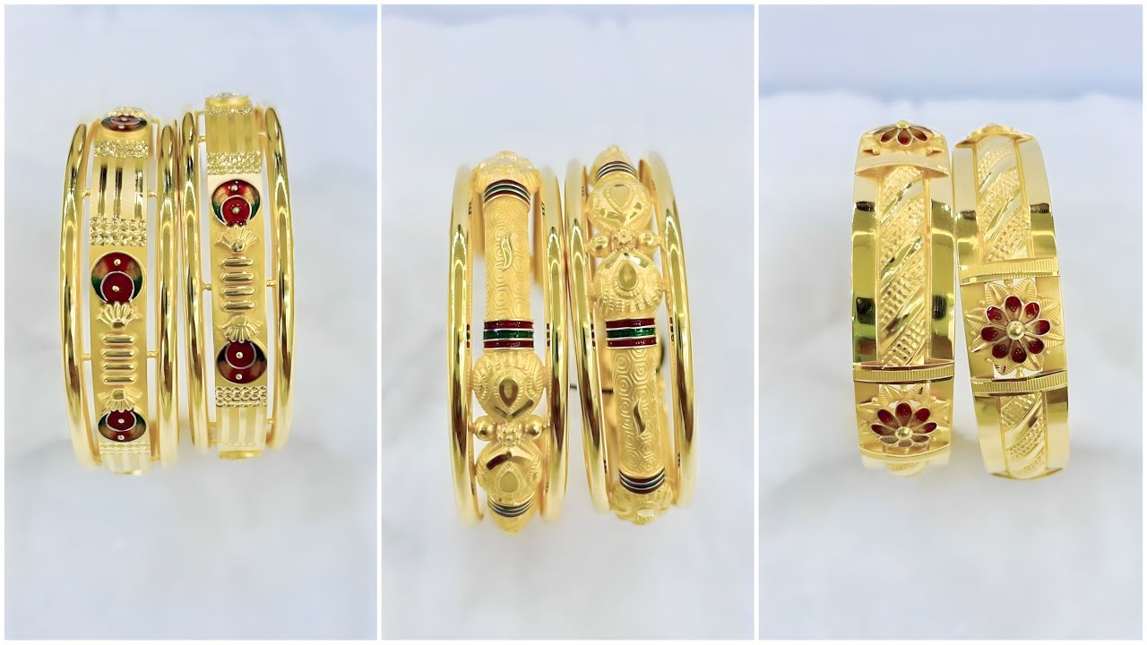 From 7.4 GRAM Latest Gold Chur Design With Price & Weight | Light ...