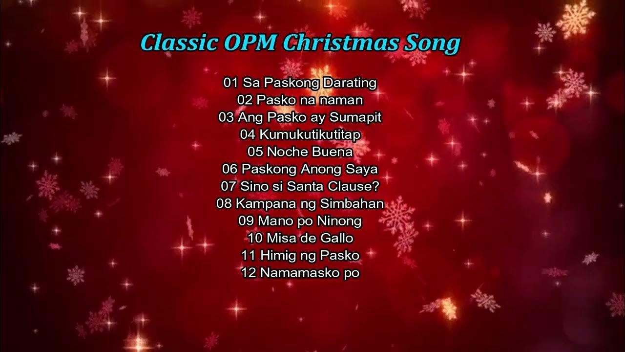 Classic OPM Christmas Song - YouTube