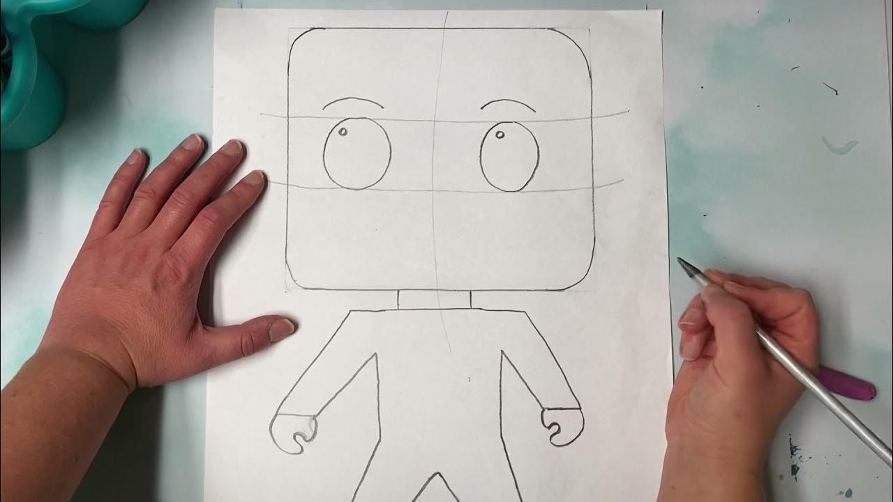 FUNKO Pop Inspired Self Portrait - YouTube