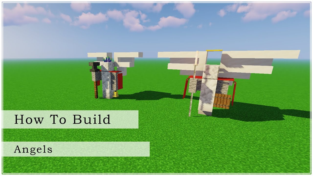 How to Build Angels (Minecraft Build Tutorial) - YouTube