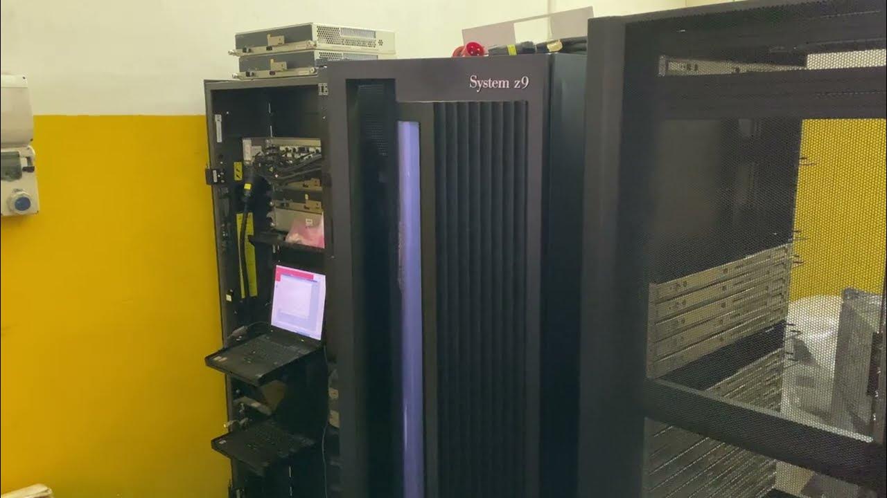 IBM z9 Mainframe - working IOCDS and installing SUSE Linux! - YouTube