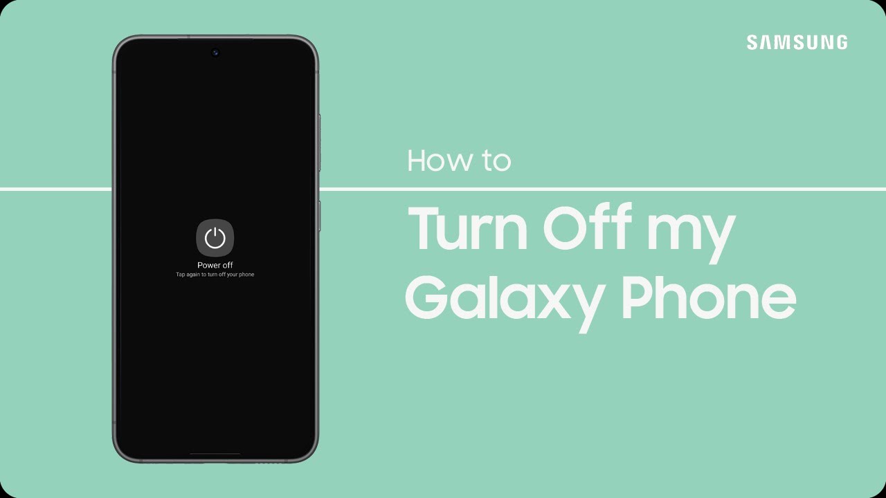 How do I turn off my Galaxy Phone? - YouTube