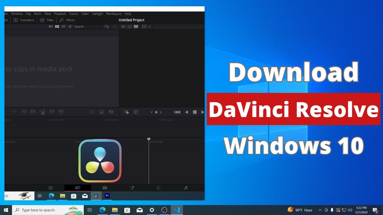 How to Download and Install DaVinci Resolve in Windows 10 - YouTube