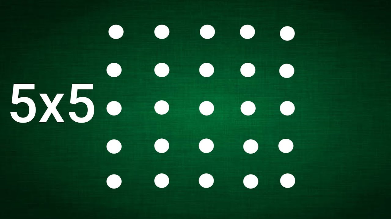 Easy rangoli design with 5x5 dots || chukkla muggulu rangoli design ...