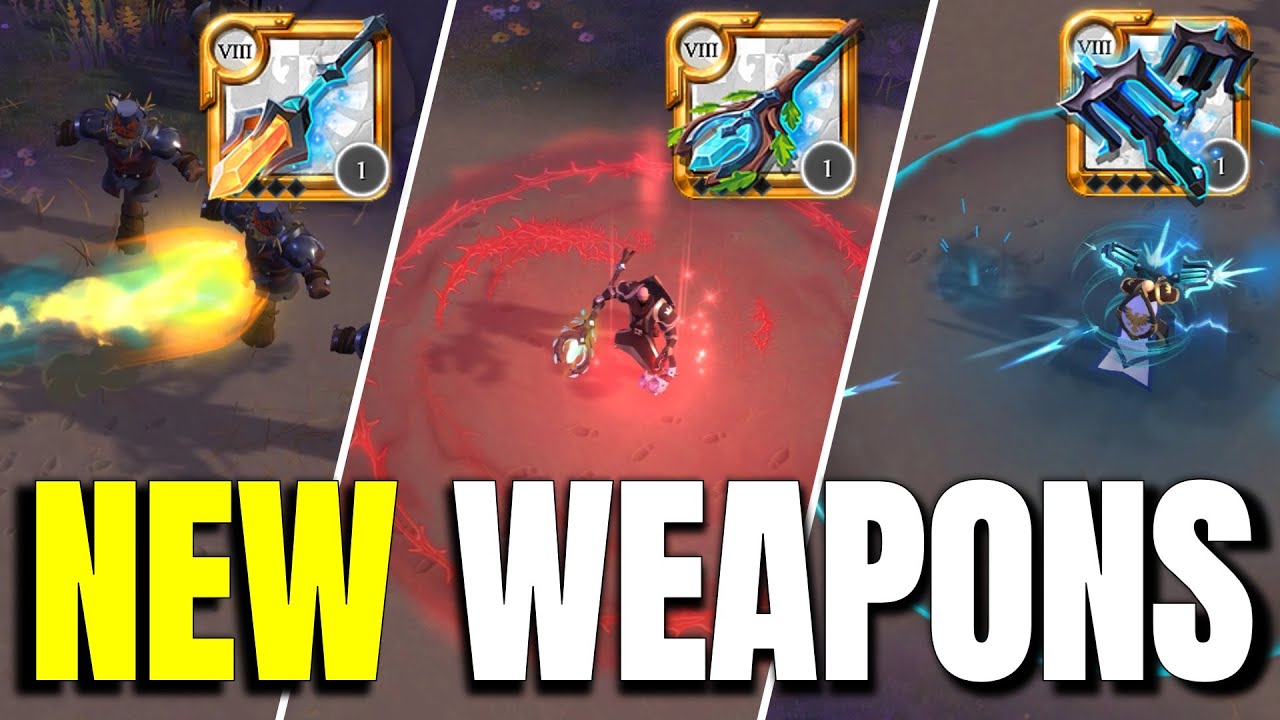 New Crystal Weapons: Fire Staff, Nature Staff & Crossbow | Albion ...