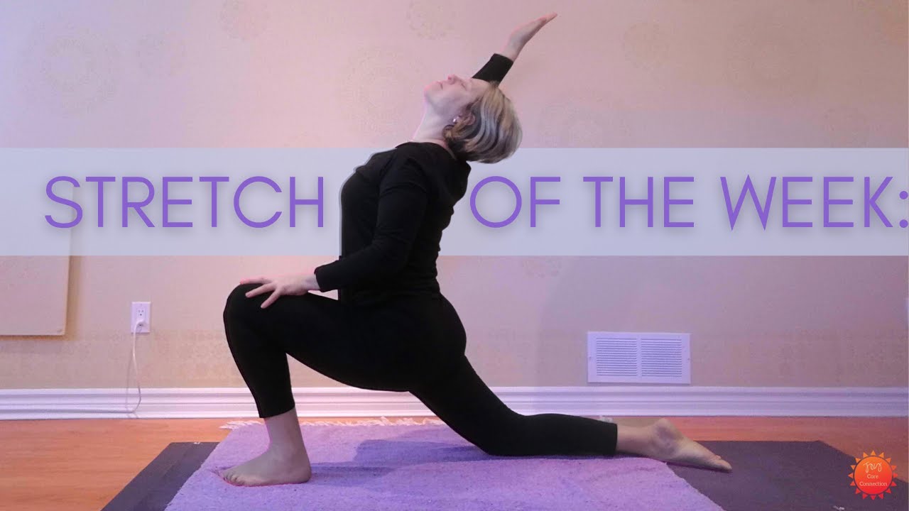 Stretch of the Week: Triangle Pose - YouTube