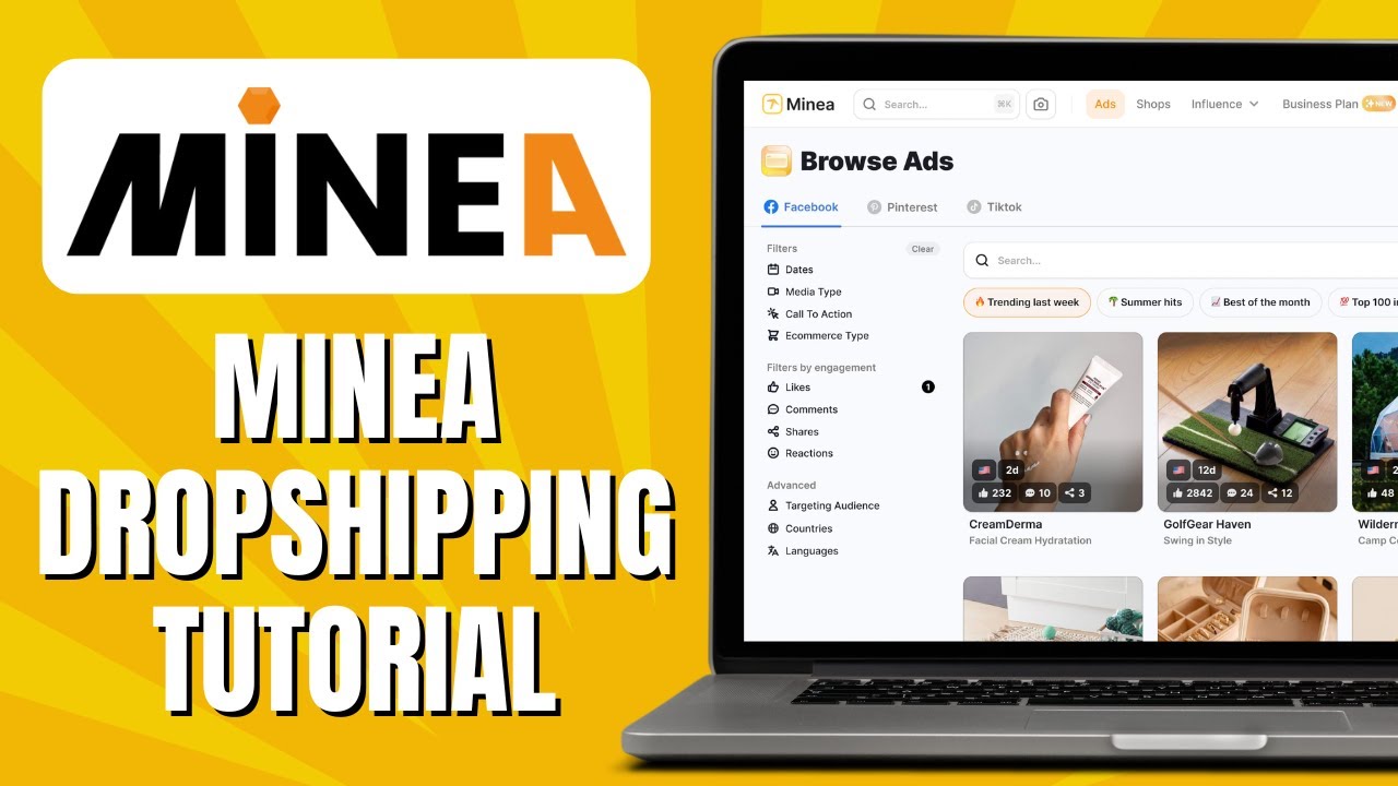 Minea Dropshipping - Tutorial Completo En Español - YouTube