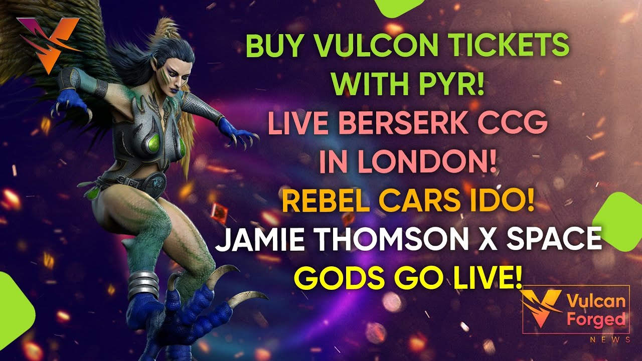 Blockchain Gaming News from Vulcan Forged & Elysium Blockchain - YouTube