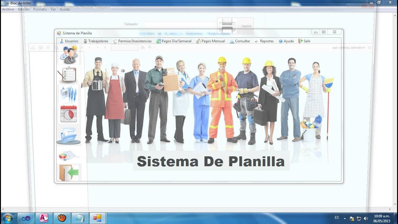 SISTEMA DE PLANILLA VISUAL STUDIO NET - YouTube