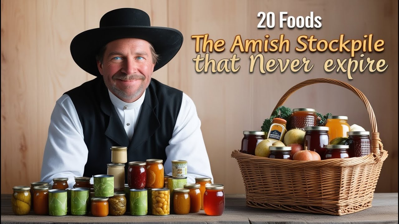 "20 Timeless Foods the Amish Stockpile for Long-Term Storage - YouTube