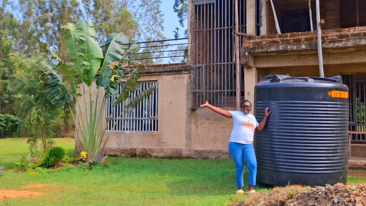 Water Tank Finally Arrives. Planting More Fruit Trees in the Backyard ...