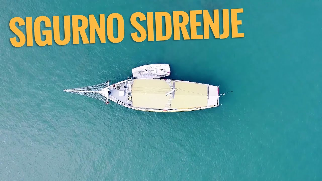 Sigurno sidrenje broda - YouTube