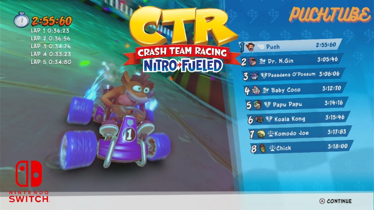 Crash Team Racing Nitro-Fueled | CTR Roo's Tube - Jump and Slide - YouTube