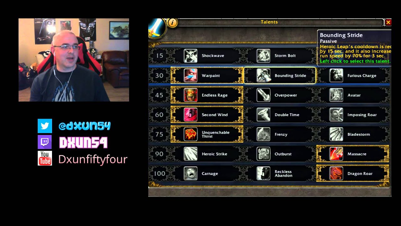 DXUN54 WoW Legion Fury Warrior Talent Tree Spec YouTube dxun54-wow-legion-fury-warrior-talent-tree-spec-youtube