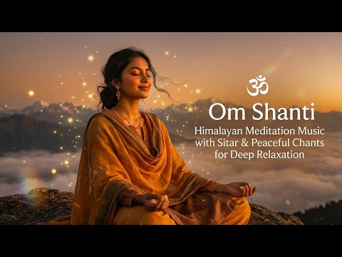 Om Shanti: Himalayan Meditation with Sitar, Flute & Chants | Zen Flow for Study, Focus & Inner Peace