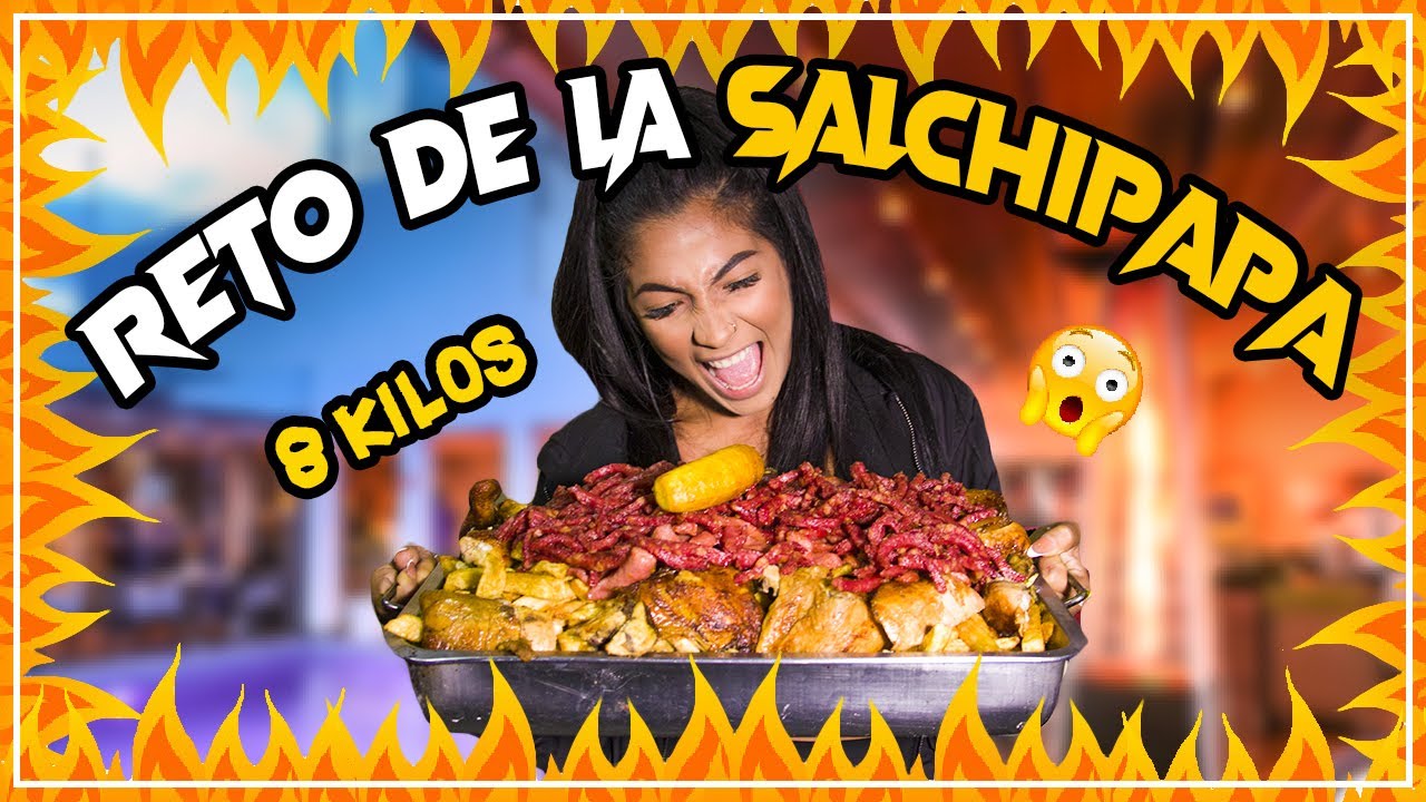 LA SALCHIPAPA MÁS GIGANTE DE LIMA, 8K DE COMIDA 😥 | RETOS EXTREMOS CON ...