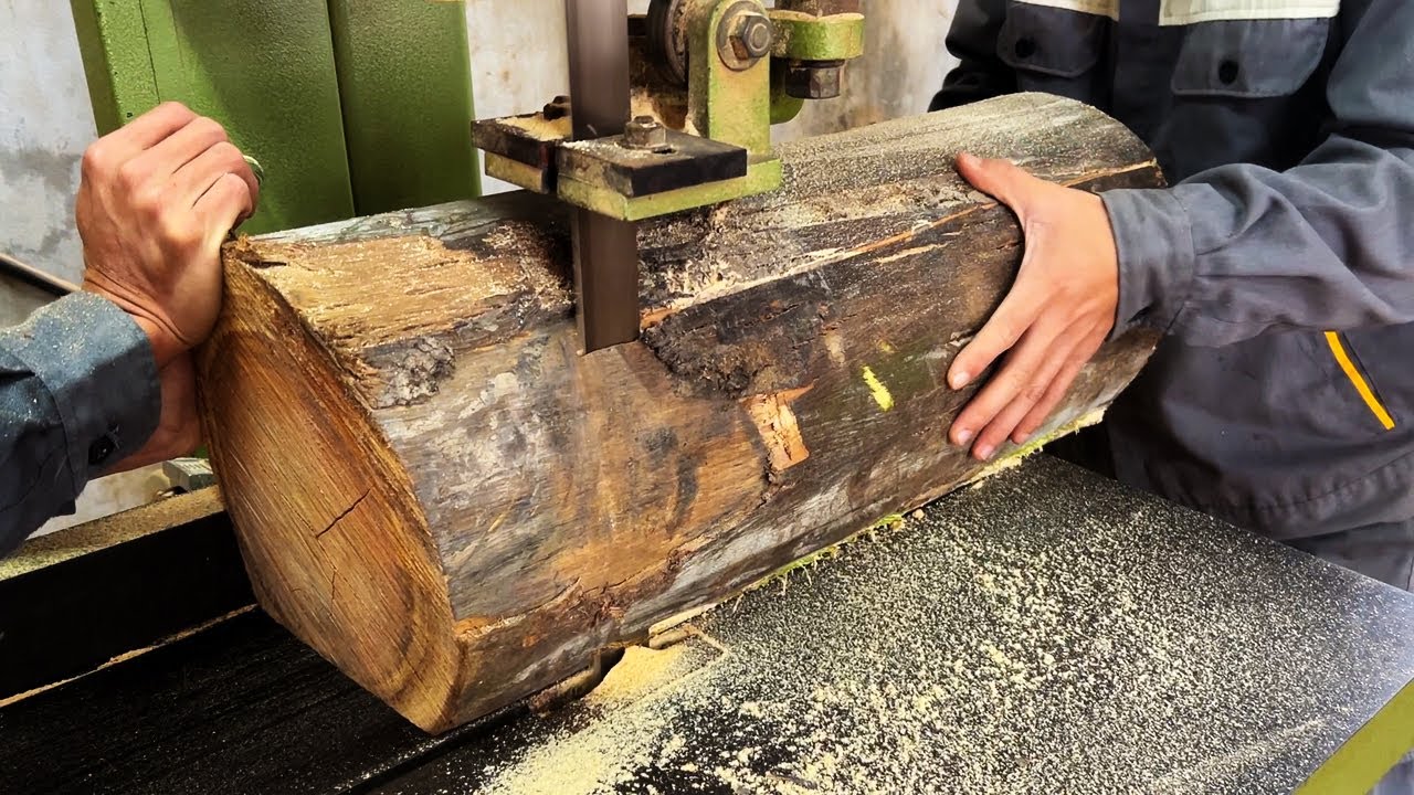 Turn Tree Logs into Sturdy and Luxurious Tables // Innovative Dining ...