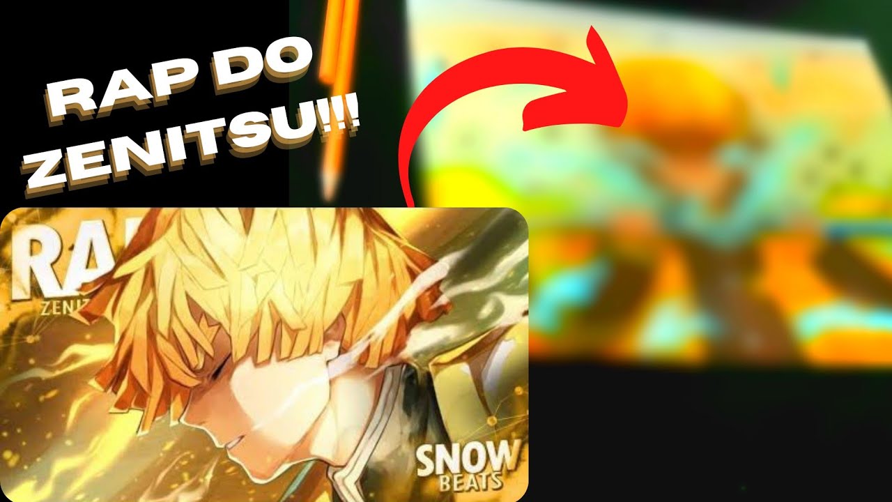 RAP DO ZENITSU!!! SNOW BEATS / DRAWING KIMETSU NO YAIBA - YouTube