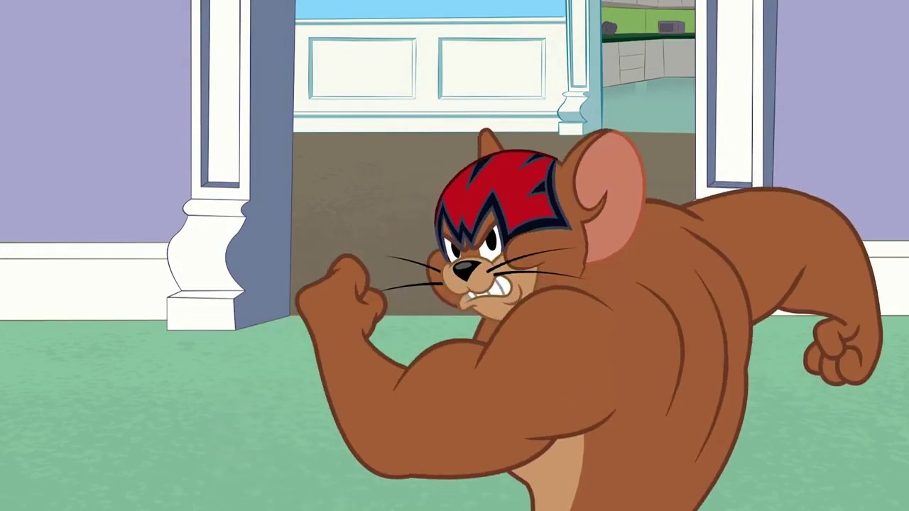 Who is stronger??? Tom and Jerry gym play - YouTube