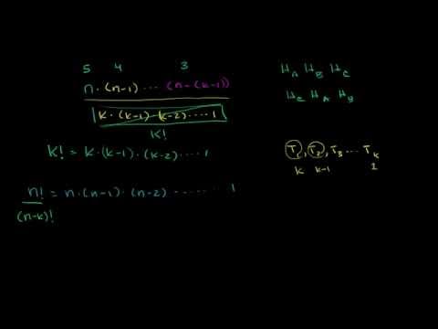 02 Probability using combinatorics 10 Generalizing with binomial coefficients bit advanced - YouTube
