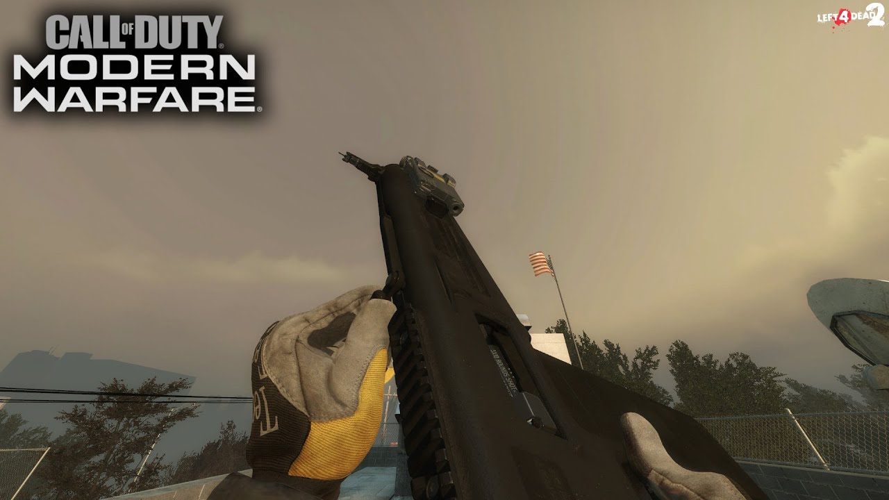 Left 4 Dead 2 JAK-12 / AA-12 Call of Duty Modern Warfare 2019 (AK-47 ...